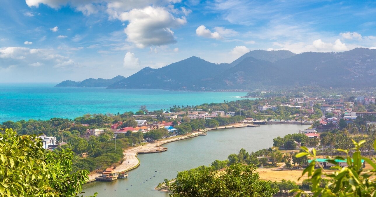 Luxury villa with private pool & stunning views on Koh Samui island ...